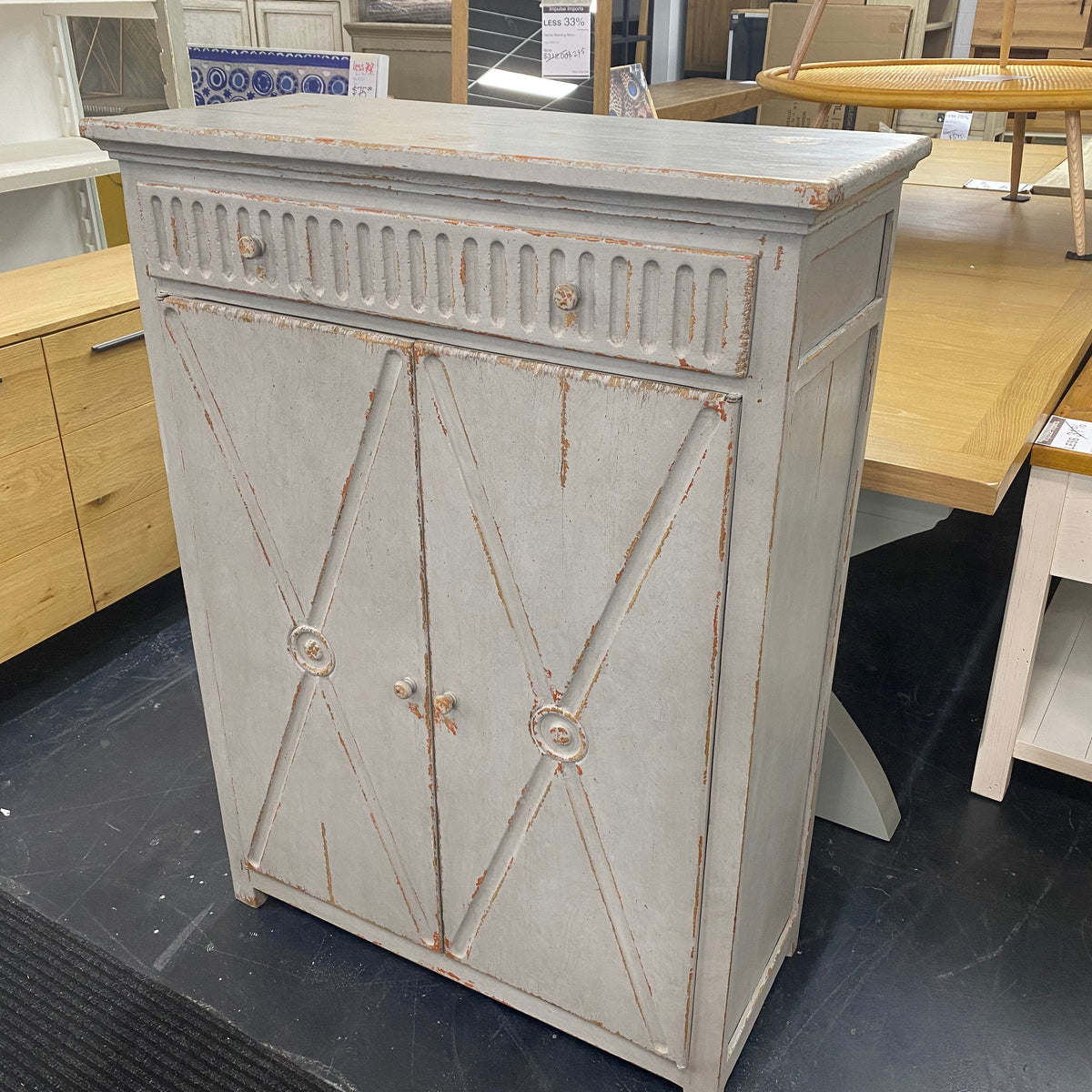 French Style Wine Cabinet – Impulse Furniture Clearance