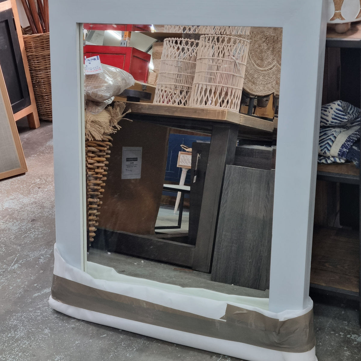 Beach Mirror Velvet Luxe Shade – Impulse Furniture Clearance